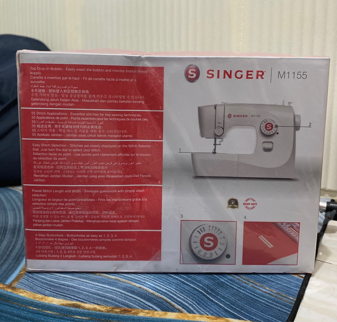 Mesin Jahit Singer M115, Desain & Kerajinan Tangan, Alat & Bahan ...