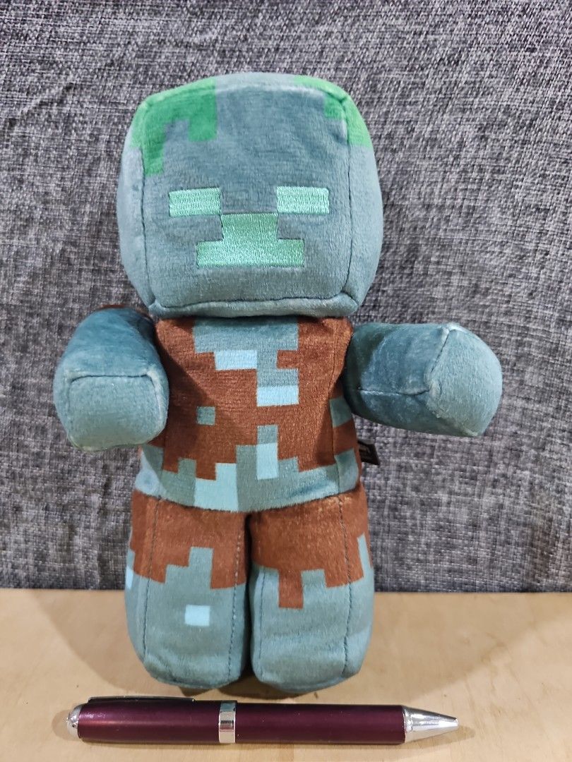 MINECRAFT - Zombie plush toy, Hobbies & Toys, Toys & Games on Carousell