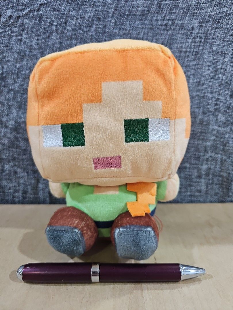 Minecraft- Alex plush toy, Hobbies & Toys, Toys & Games on Carousell