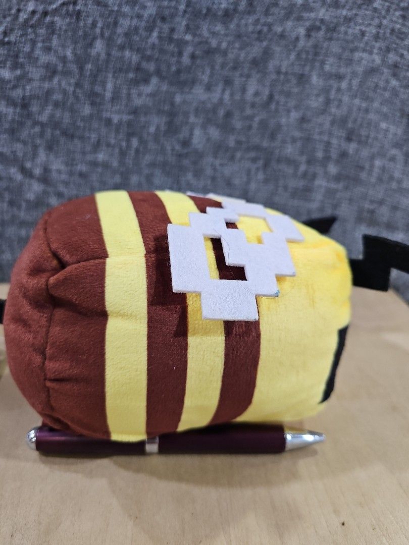 Minecraft- Bee plush toy, Hobbies & Toys, Toys & Games on Carousell
