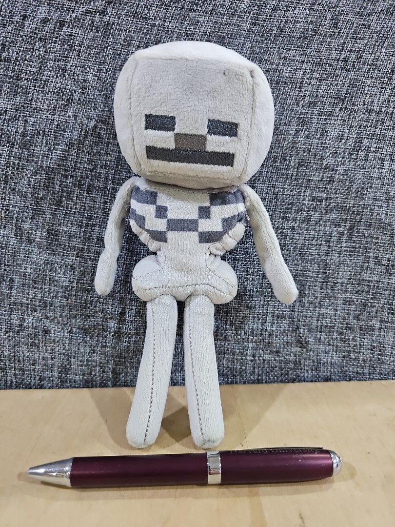 Minecraft stuffed toy - skeleton, Hobbies & Toys, Toys & Games on Carousell