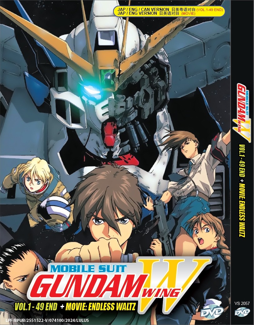 Mobile Suit Gundam Wing Vol.1-49End + The Movie Endless Waltz Japanese ...