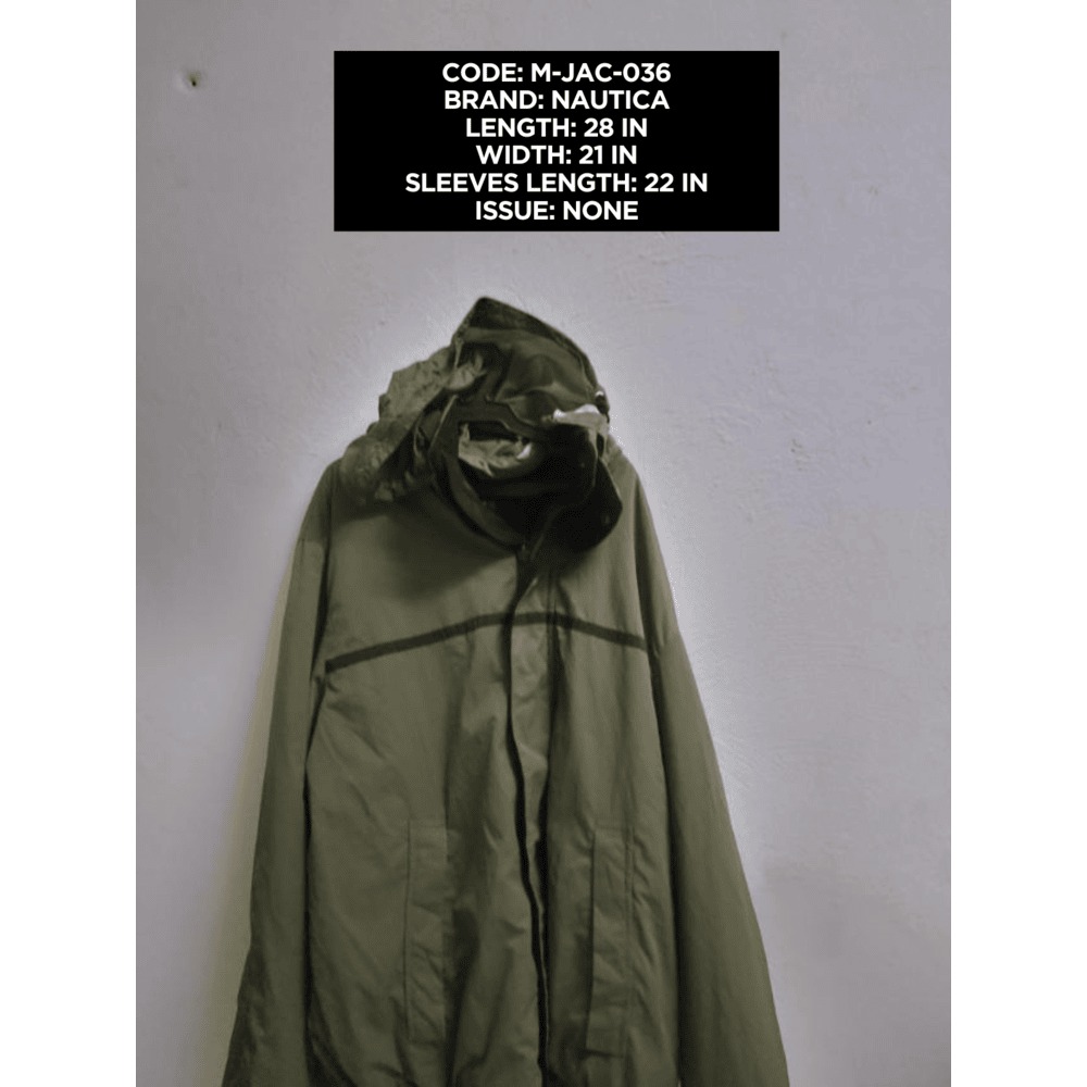 Nautica Army Green Jacket, Men's Fashion, Coats, Jackets and Outerwear ...