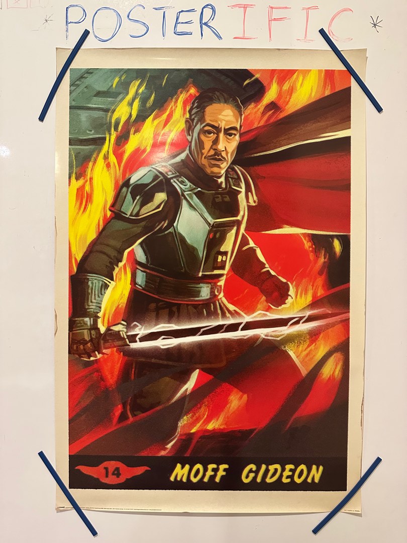 [NEW] Star Wars: The Mandalorian (Moff Gideon Card) - Poster (61 cm X ...