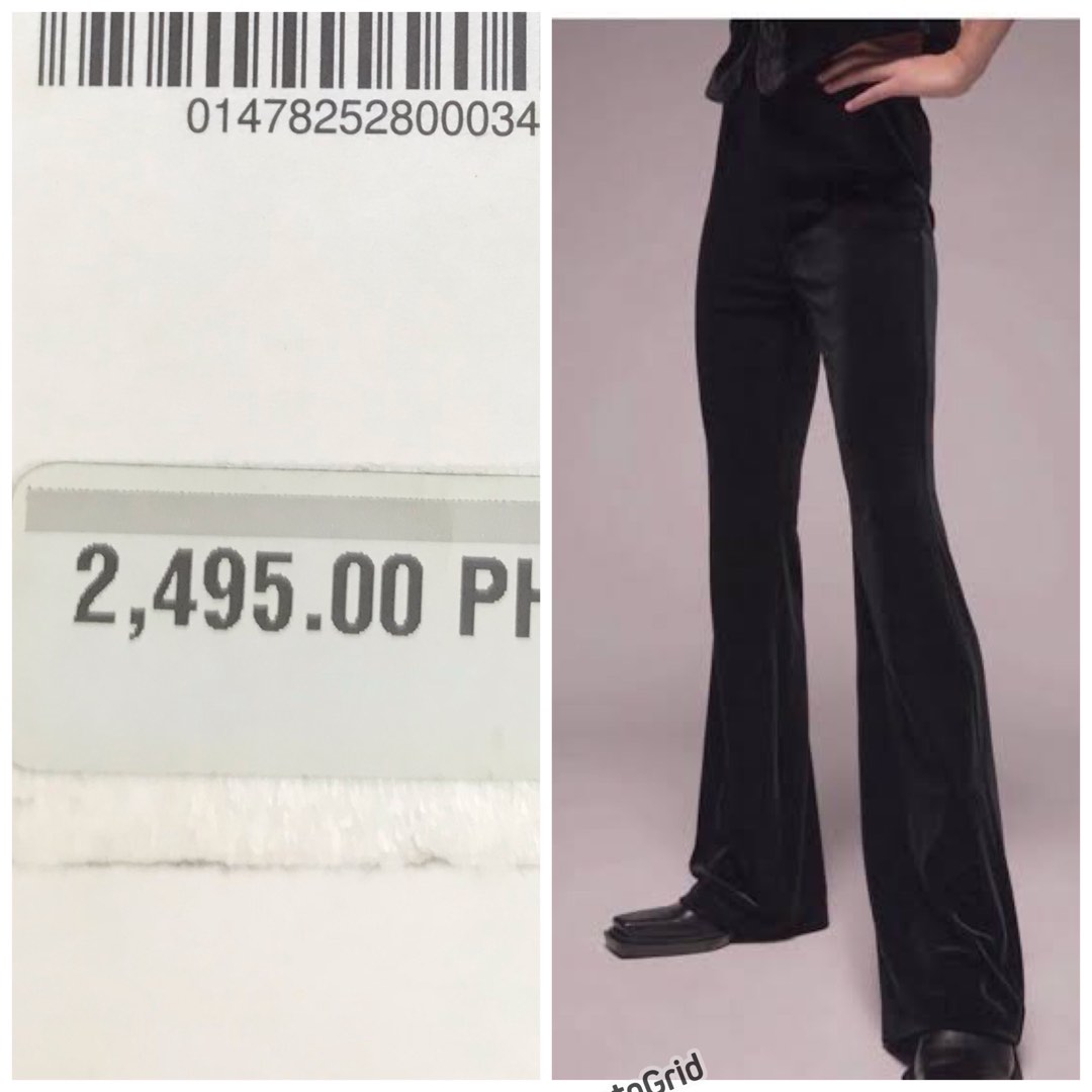 New with tag original ZARA highwaisted flared trouser waist :30 retail ...