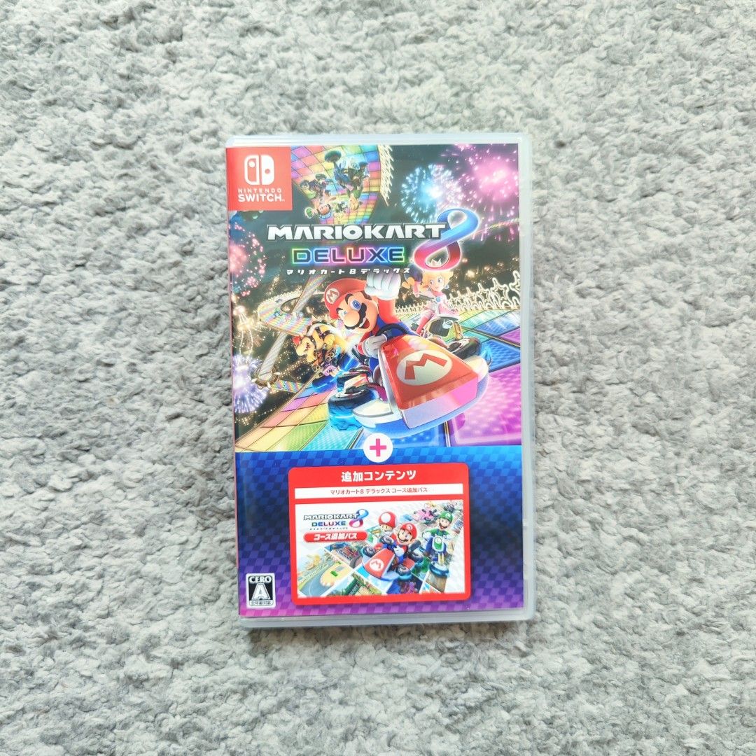 Nintendo Switch Game - Mario Kart 8 Deluxe with Booster Course DLC (All ...
