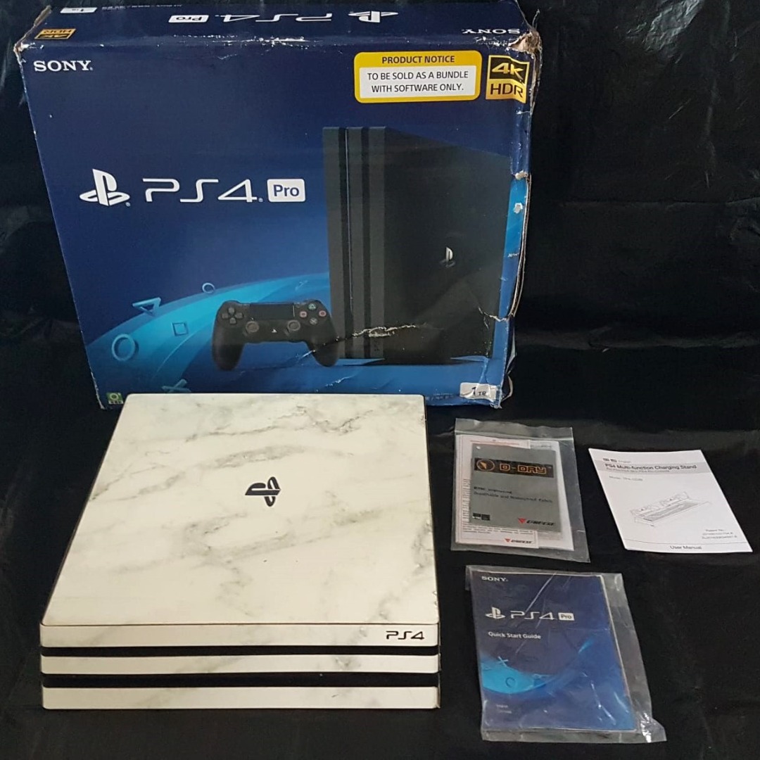 Original Sony PlayStation PS4 PRO Console, Model CUH-7218B, 1TB ...