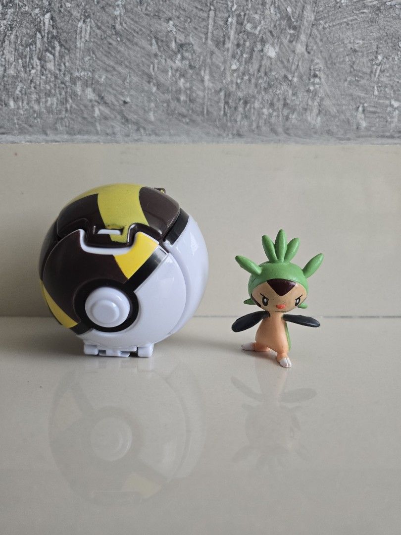 Pokemon in folding pokeball with free Pokemon anime figurines, Hobbies ...