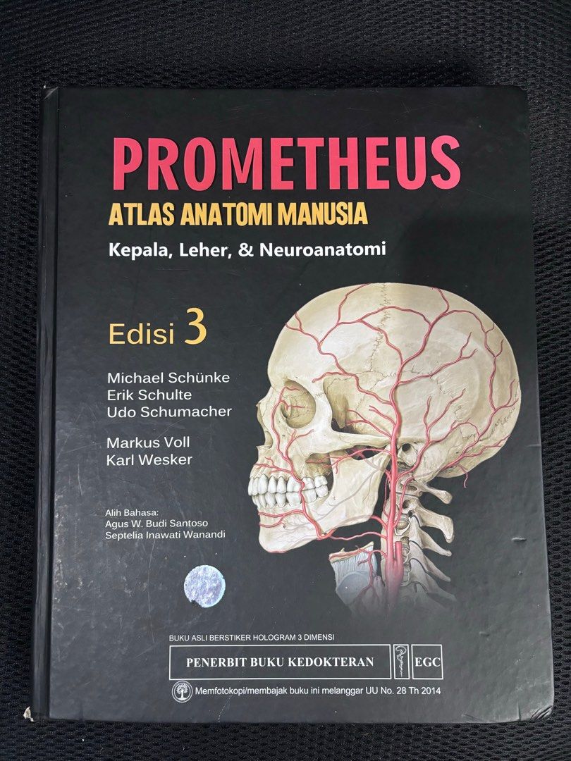 Preloved Buku Prometheus Atlas Anatomi Manusia Edisi 3 (Vol. 1, 2, 3), Buku & Alat Tulis, Buku ...