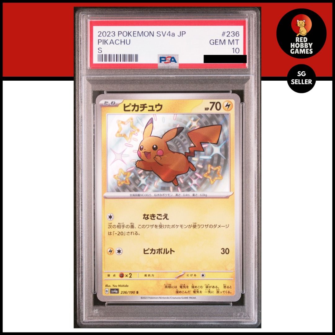 shining pikachu psa 10