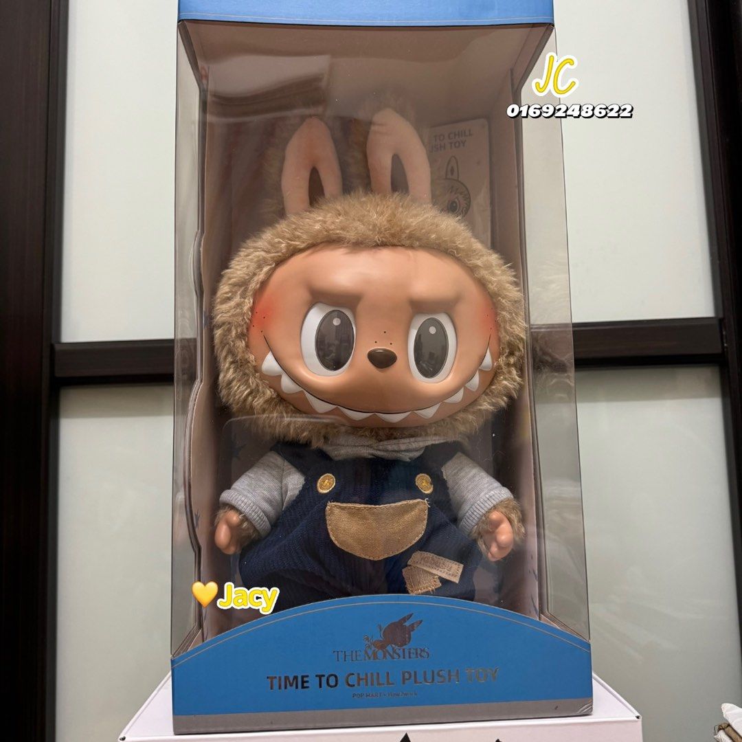Ready Stock LABUBU Time to Chill TTC The Monster Vinyl Plush Doll ...