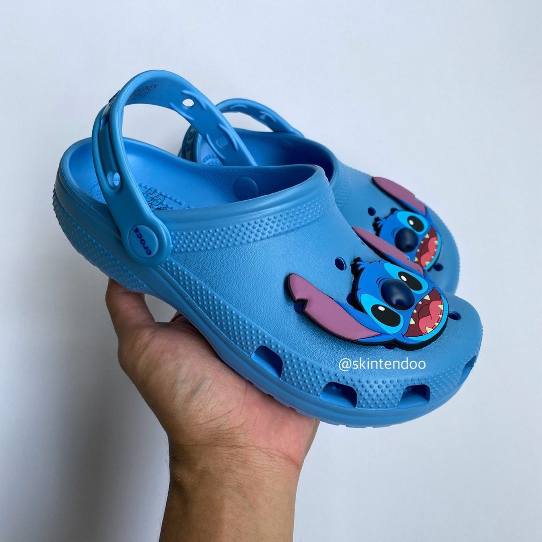 RESMI PT MAP Crocs Lilo Stitch Classic Clog Kids Original, Fesyen Pria ...
