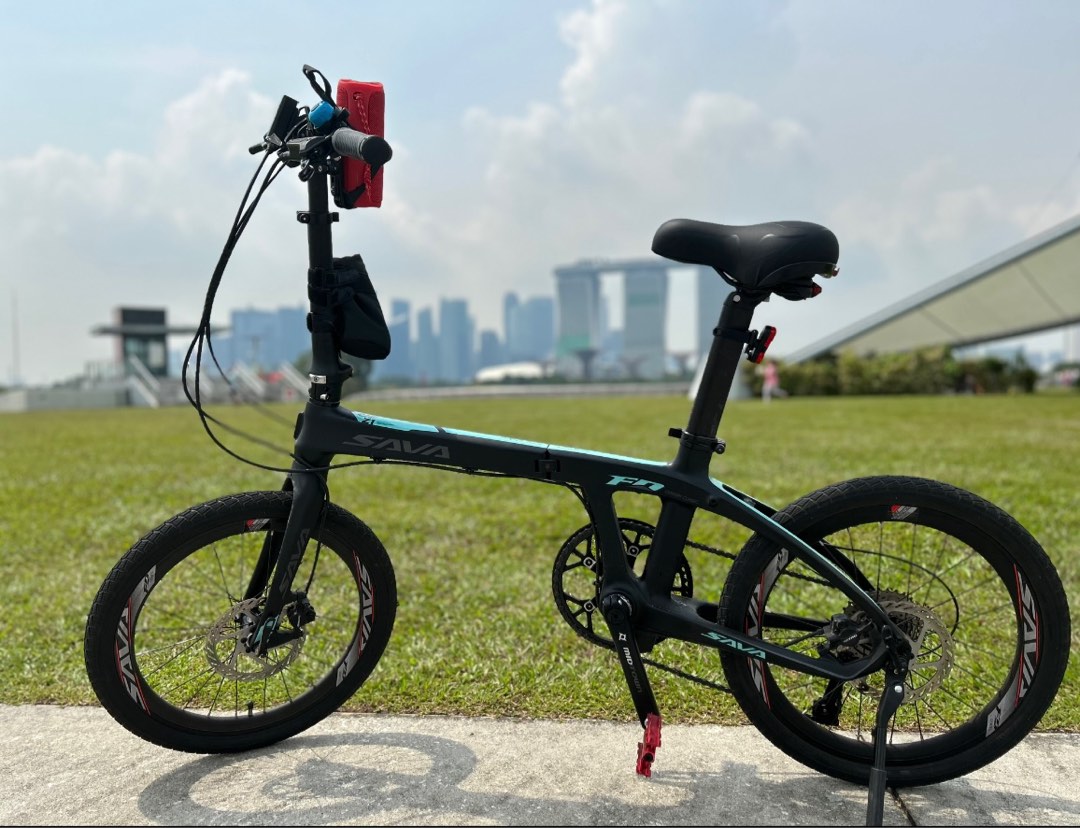 SAVA Z1 9S Carbon Fiber Folding Bike 20" inch Foldable bicycle Z1 ...