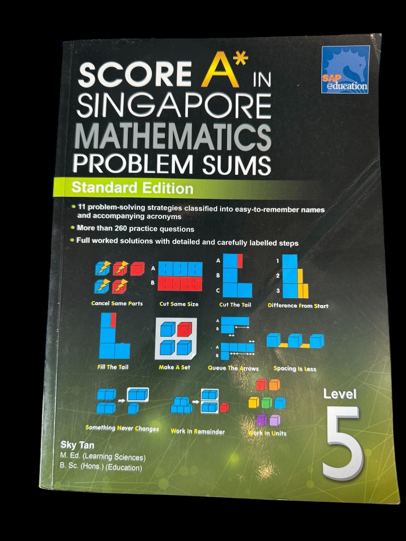 Score A* in Singapore Mathematics Problem Sums Level 5, Hobbies & Toys ...