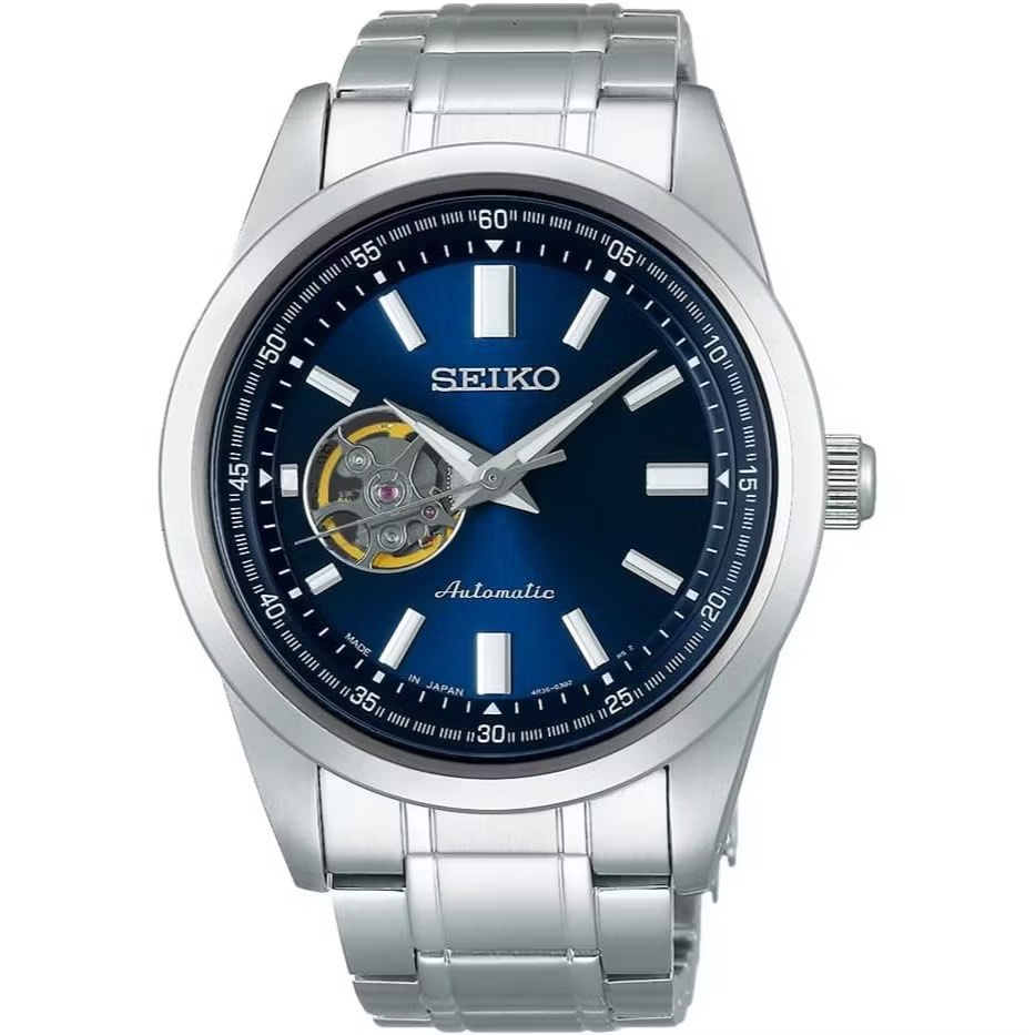 Seiko Selection Blue Dial (Open Heart), Men's Fashion, Watches ...