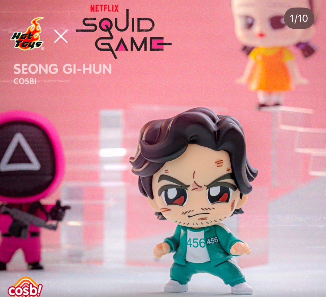 Squid Game Blind box X 456 Seong Gi-Hun, Hobbies & Toys, Toys & Games ...