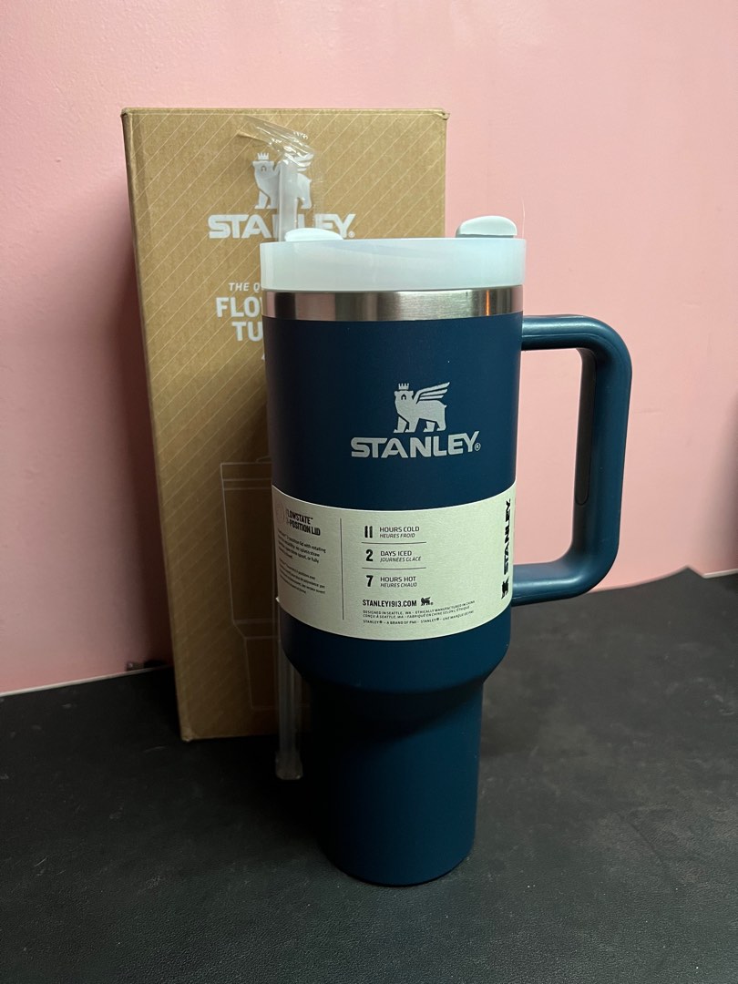 Stanley Flowstate Tumbler 40oz - Navy Blue Limited Edition, Furniture ...