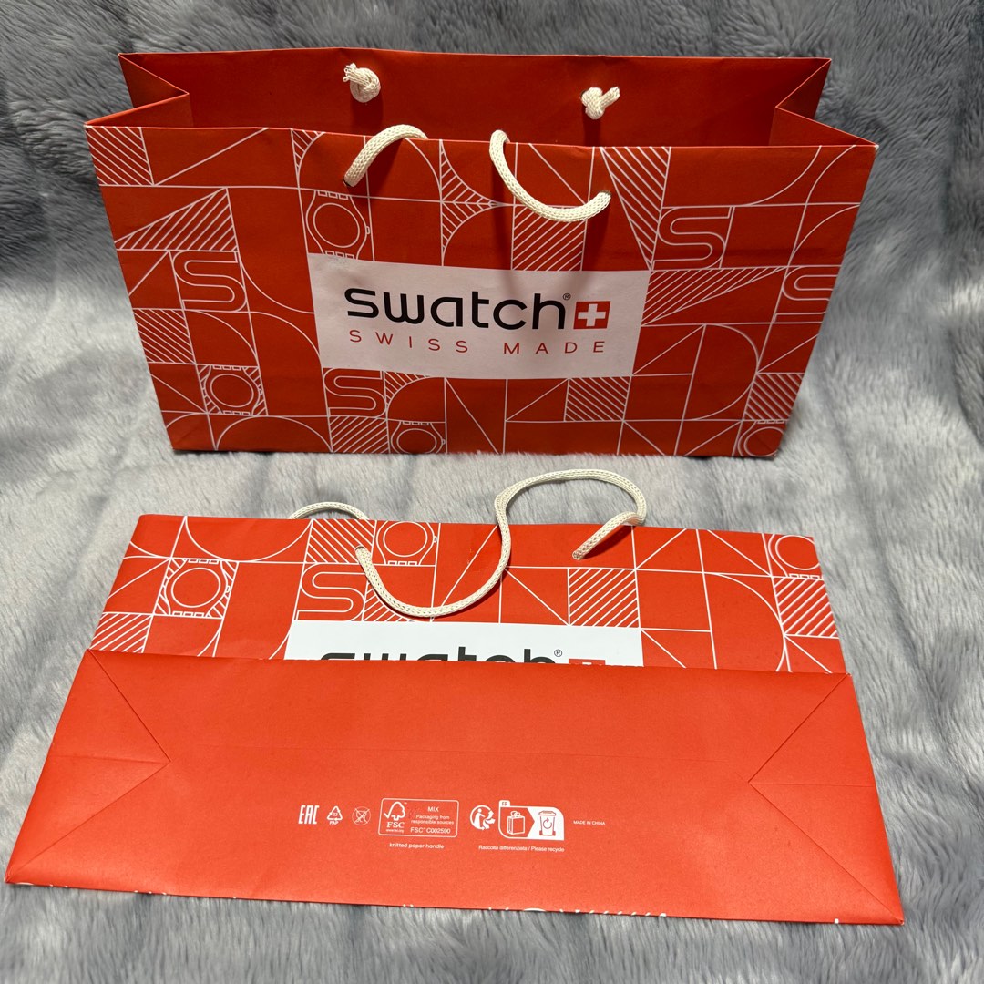 Swatch Red Paper Bags, Hobbies & Toys, Stationary & Craft, Craft ...