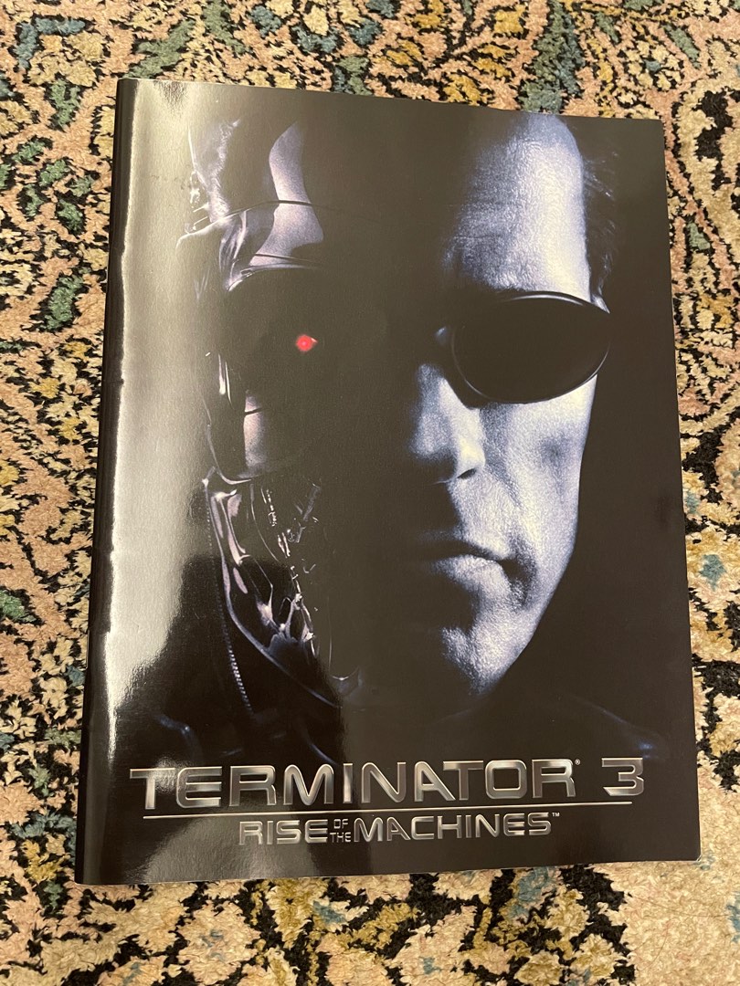 Terminator Rise Of The Machines Japanese Movie Pamphlet Book, Hobbies ...