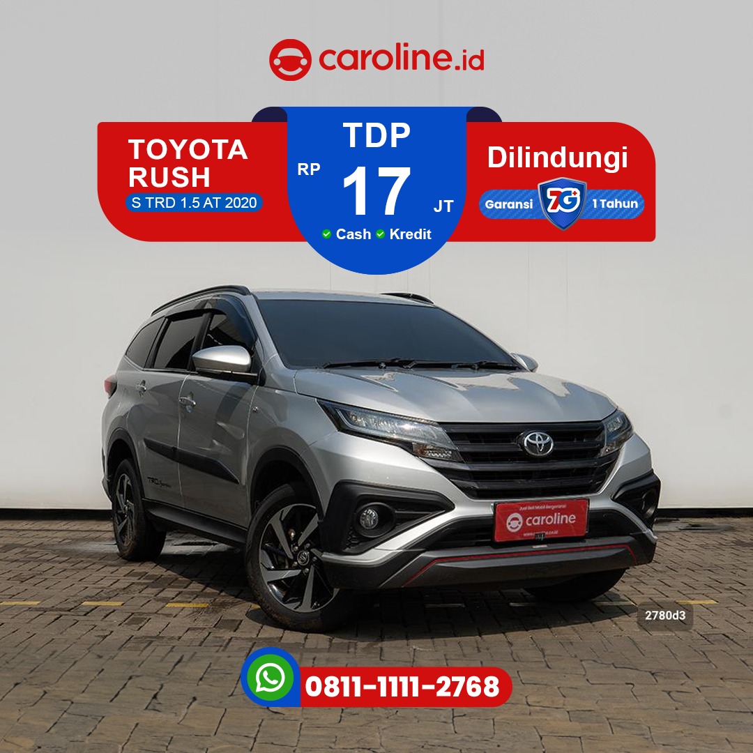 Toyota Rush S TRD 1.5 AT 2020 Mobil Bekas TDP Ceper, Mobil & Motor ...