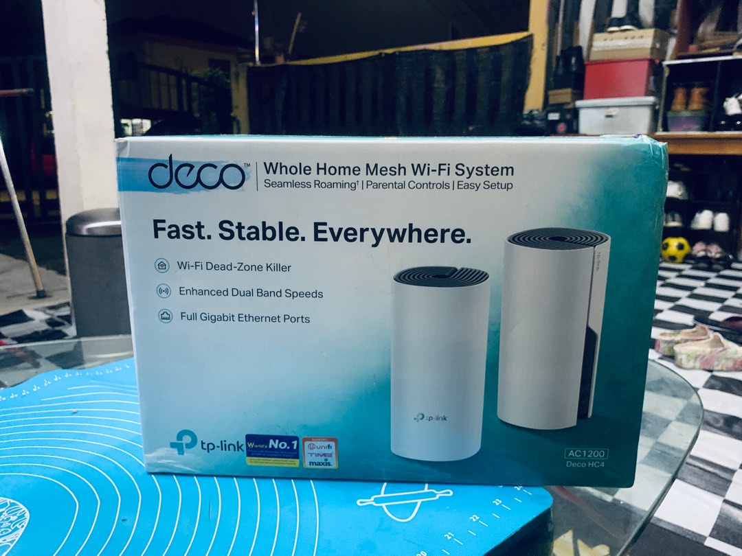 TP-Link Deco HC4 AC1200 Whole Home Mesh Wi-Fi System, TV & Home ...