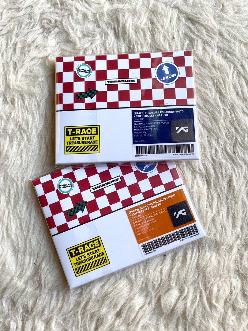 TREASURE JUNKYU TRACE MD POLAROID + STICKER SET KPOP MERCH, Hobbies ...