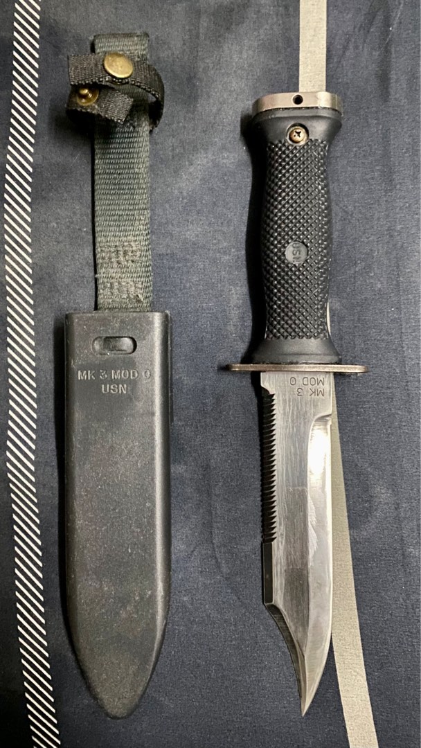 U. S. Navy Mk3 Mod O Combat / Diver's knife, Hobbies & Toys ...