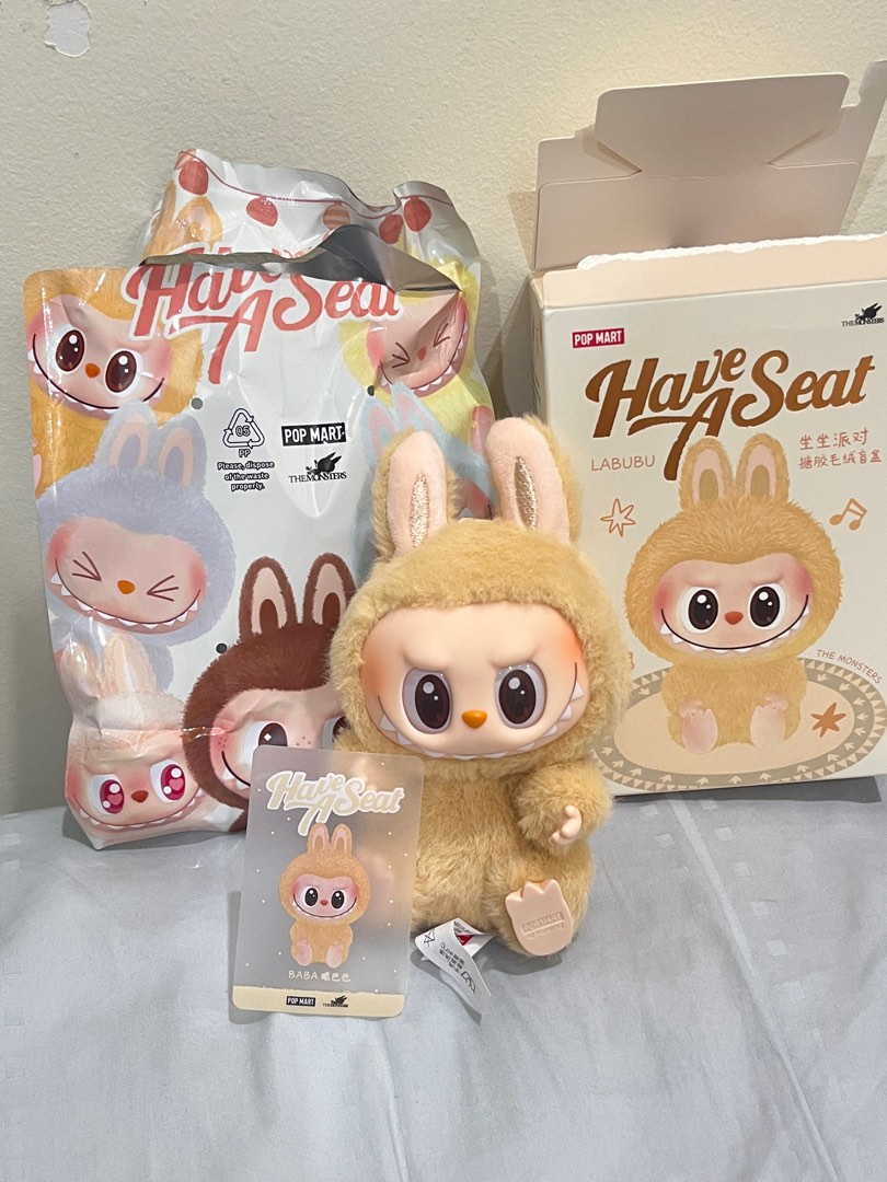 V2 labubu Baba, Hobbies & Toys, Toys & Games on Carousell