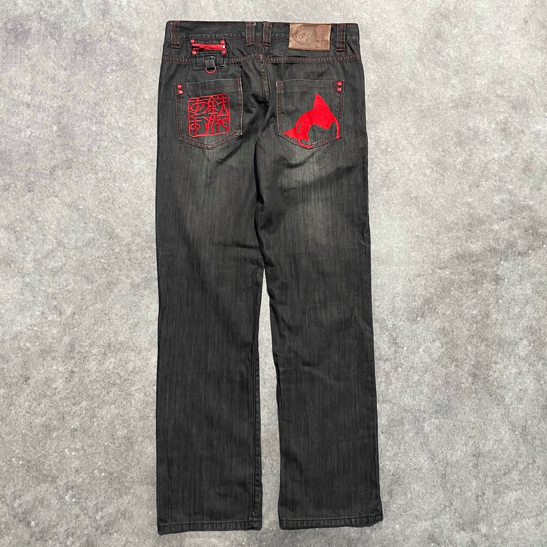 vintage astro boy tezuka production y2k washed black jeans not pure blue japan iron heart the ...