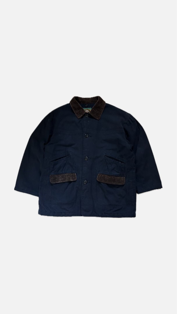 Vintage GQ Ford American Spirit Reversible Chore Jacket, Men's Fashion ...