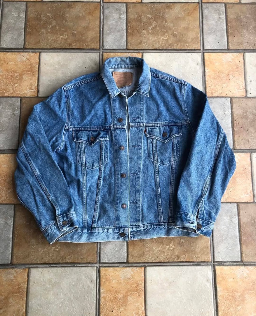 Vintage Levis Denim Jacket, Men's Fashion, Coats, Jackets and Outerwear ...