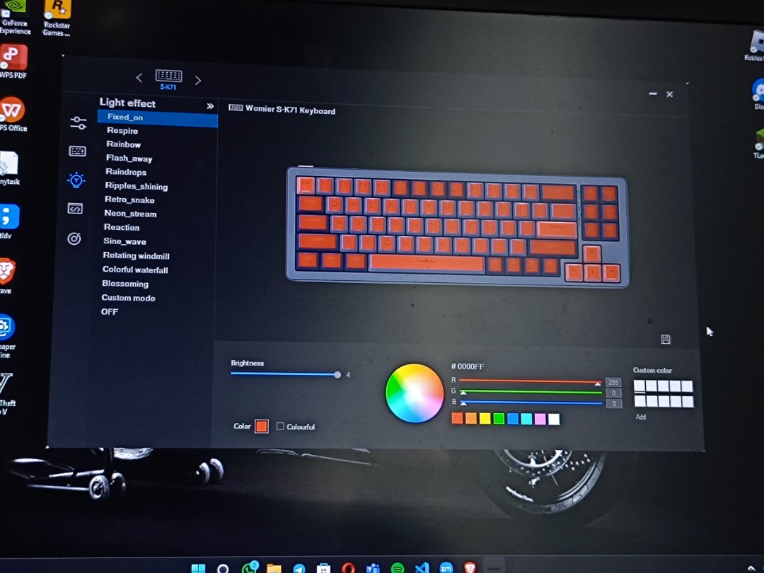 WOMIER SK-71 CUSTOM ALUMINIUM KEYBOARD, Computers & Tech, Parts ...