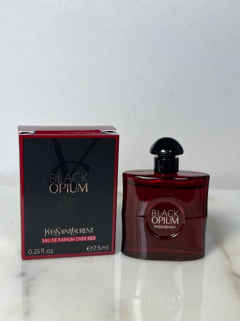 YSL Black Op!um EDP Over Red 7.5ml, Beauty & Personal Care, Fragrance & Deodorants on Carousell