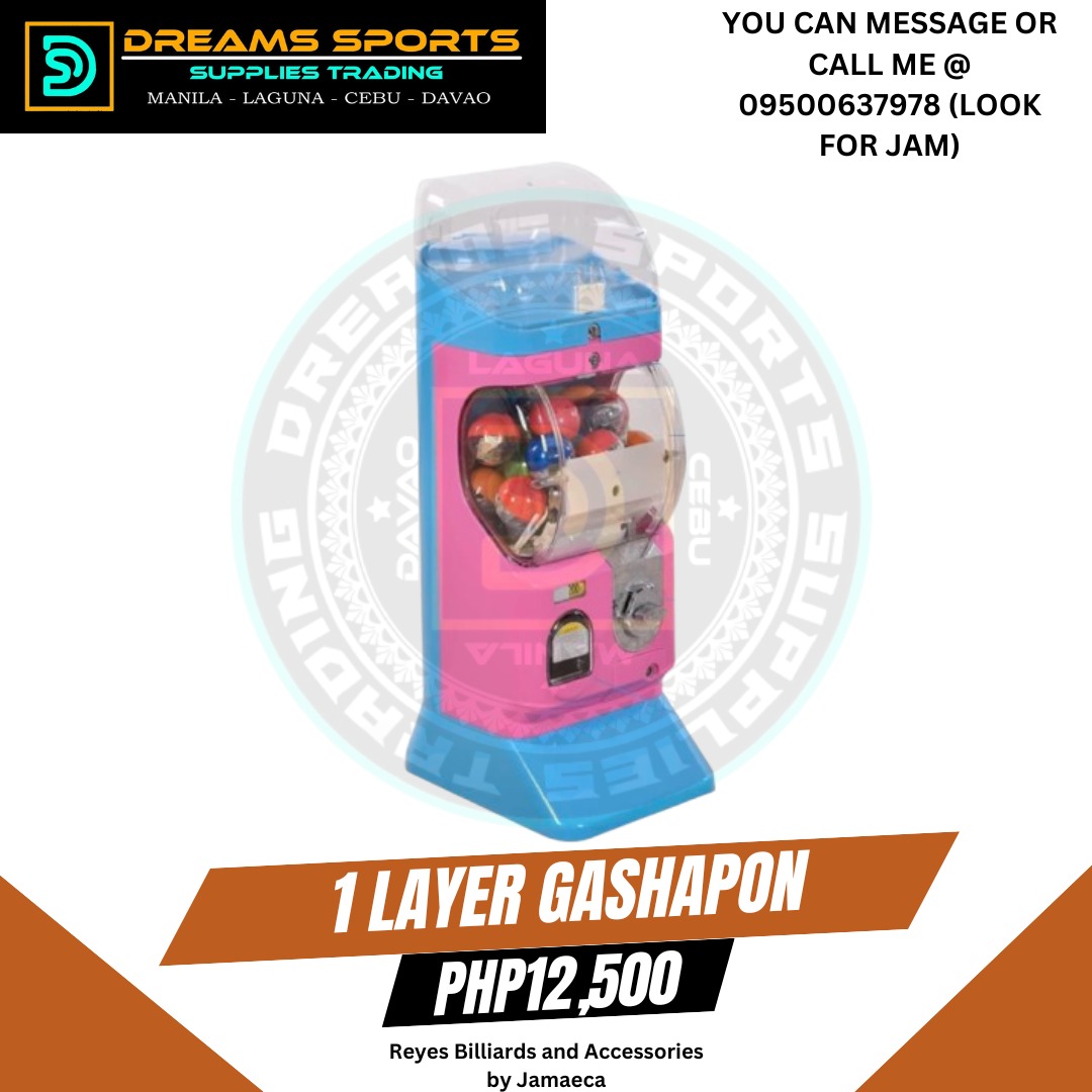 1 LAYER GACHAPON TOY CAPSULE DISPENSER, Sports Equipment, Other Sports ...