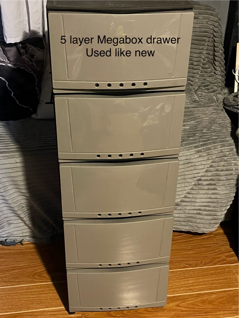 5 Layer Megabox Slim Drawer, Furniture & Home Living, Furniture ...