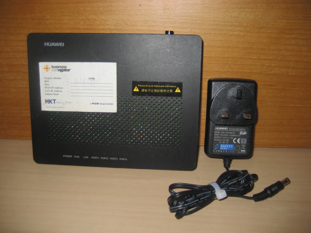 🌟🌟🌟 原裝 HUAWEI 華為 EchoLife HG8040H 光纖數據機｜WiFi Router｜Modem 連 【原裝】火牛 💥 適合 ...