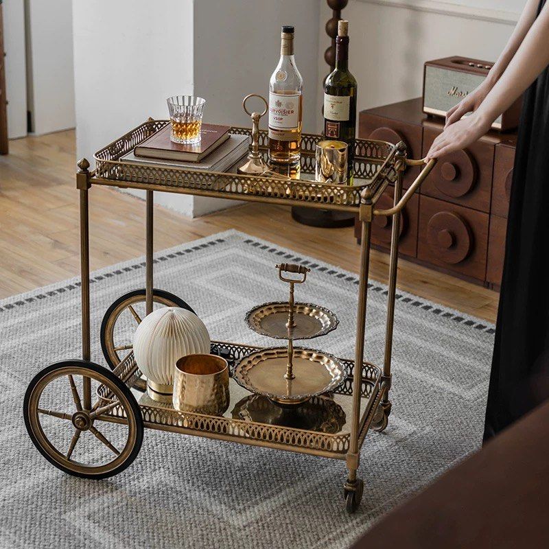 AGROF Vintage Kitchen Trolley, Furniture & Home Living, Furniture, Shelves, Cabinets & Racks ...