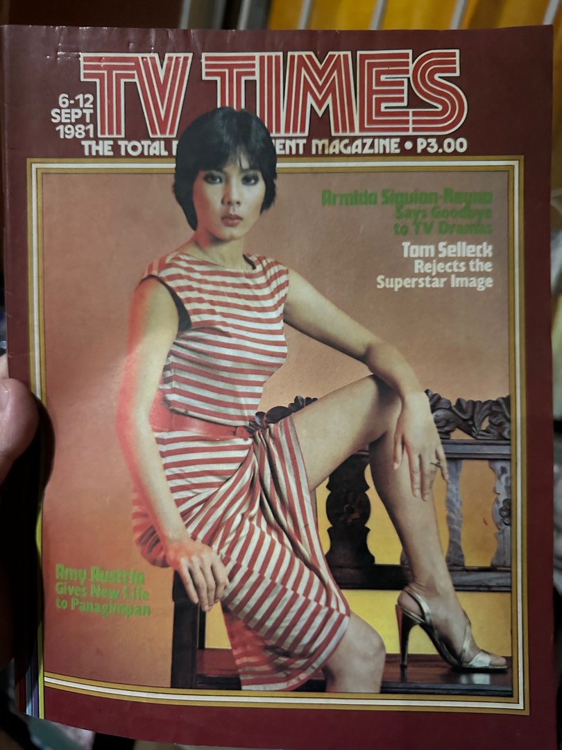 Amy Austria TV Times Year 1981 (Vintage Magazine), Hobbies & Toys ...