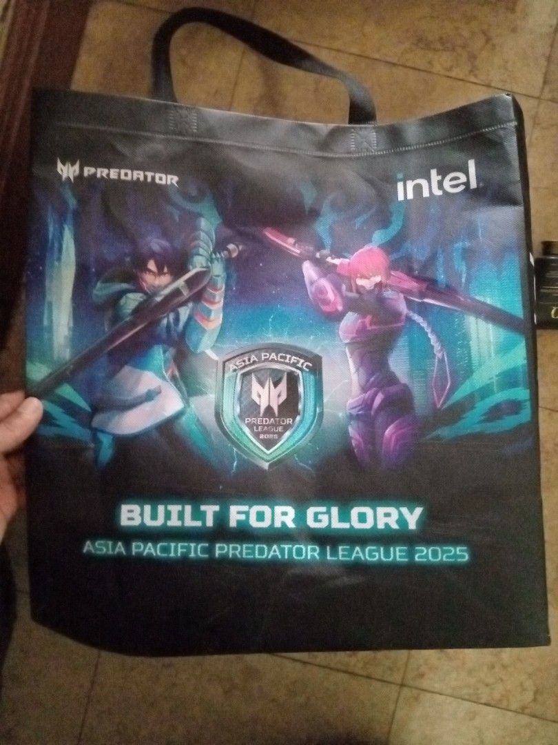 Apac predator league 2025 tote bag acer intel, Hobbies & Toys ...