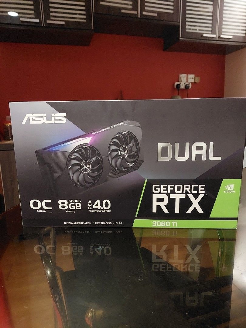 Asus RTX 3060TI Dual Fan OC, Computers & Tech, Parts & Accessories ...