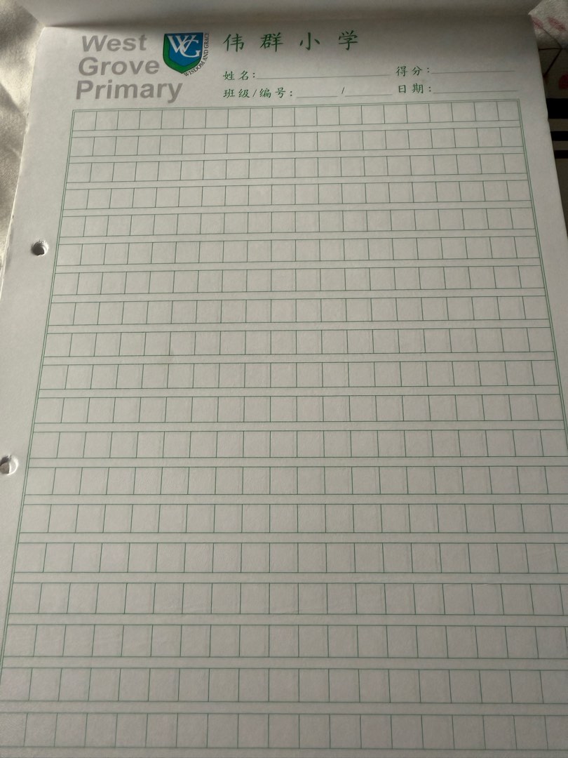 Blank chinese compo sheets, Hobbies & Toys, Books & Magazines ...