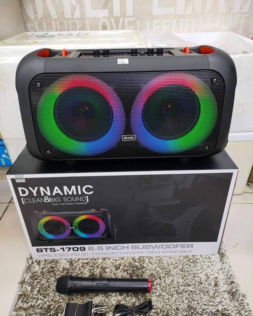 Brodu BTS 1709 Bluetooth Speaker with Mic, Audio, Soundbars, Speakers ...
