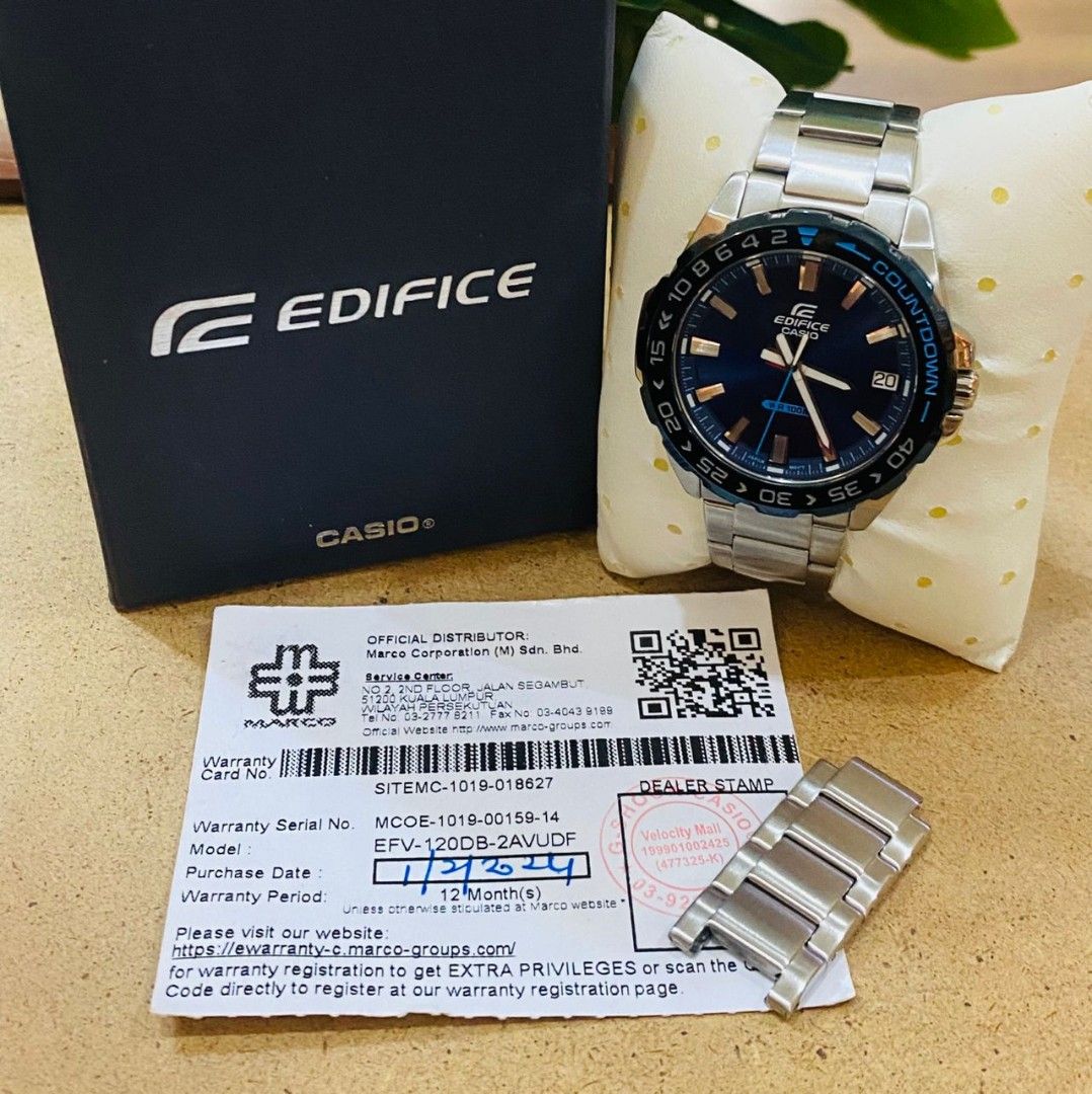 CASIO EDIFICE MEN WATCH, Men's Fashion, Watches & Accessories, Watches on Carousell