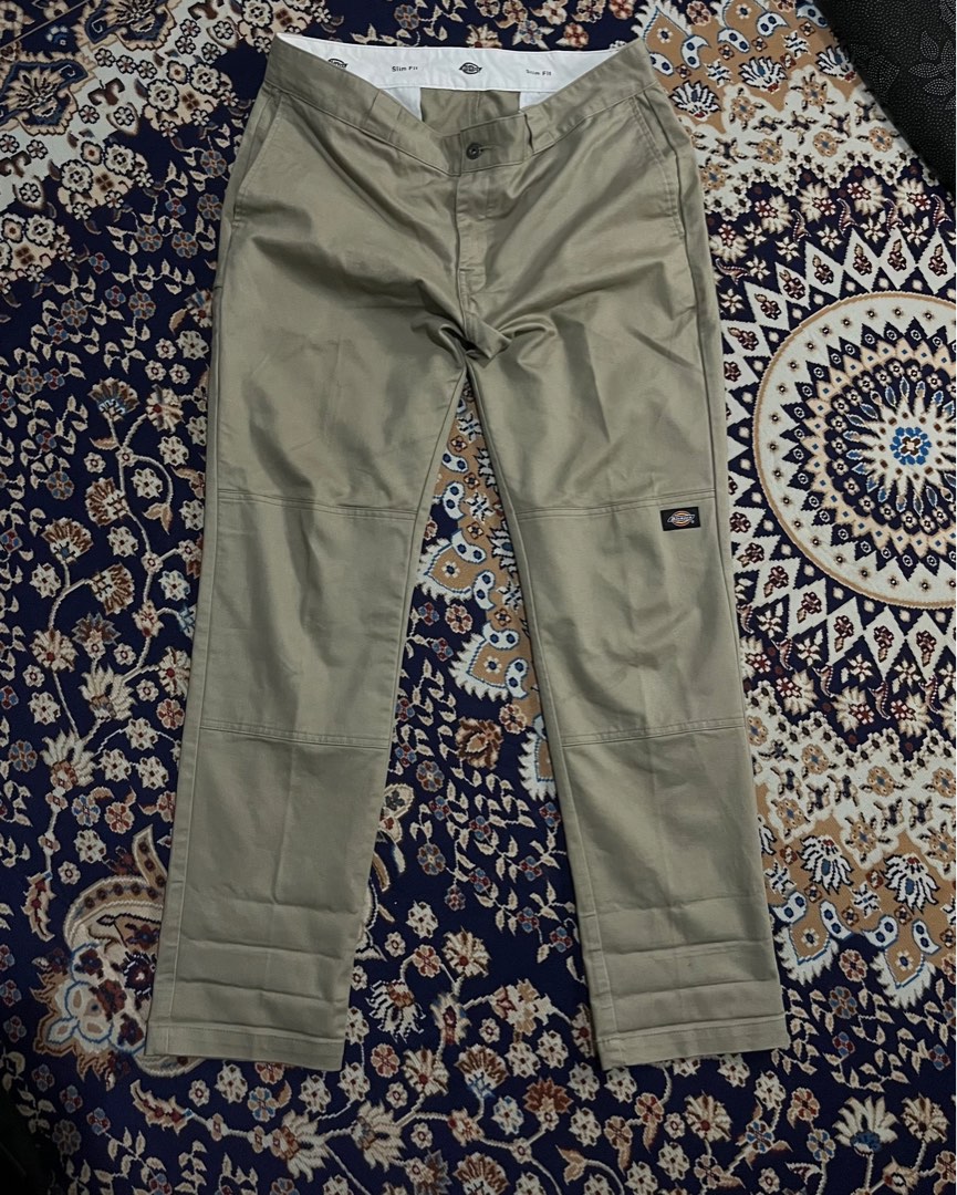 Celana DICKIES Original With Receipt model slimfit double knee work ...