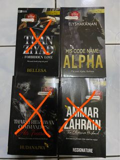 Novel COMBO - cinderella syu ariani, thariq ridzuwan hudanajwa, his code name alpha elyshakaman ...