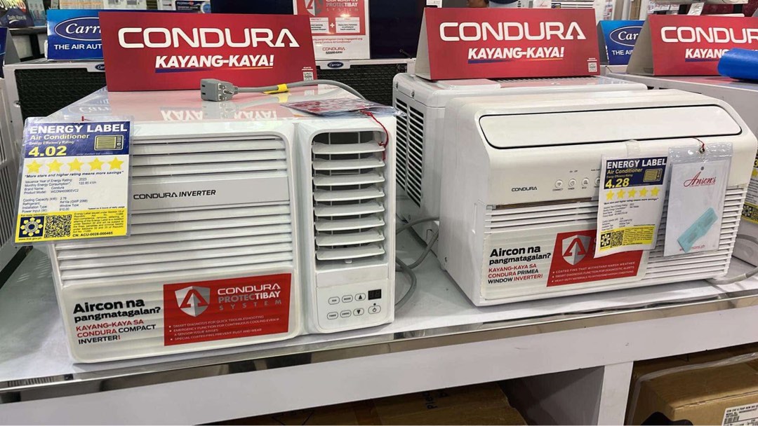 CONDURA WINDOW TYPE AIR CONDITIONER, TV & Home Appliances, Air ...