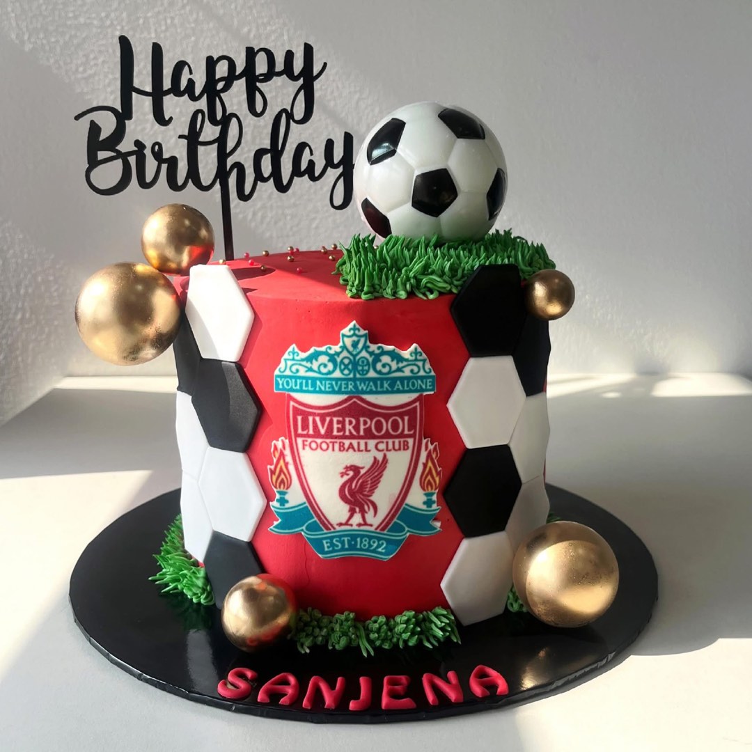 Liverpool cake / MU cake / football cake / squid game cake , Food ...