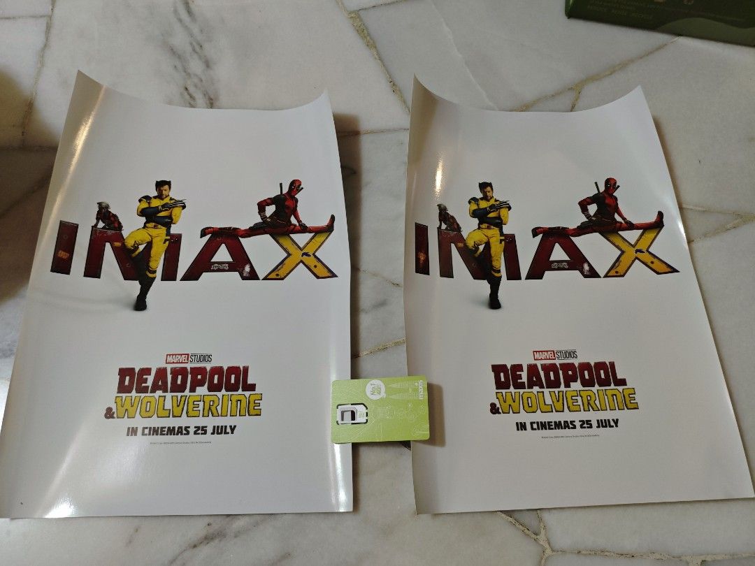 Deadpool 3 IMAX Poster, Hobbies & Toys, Collectibles & Memorabilia, Fan ...