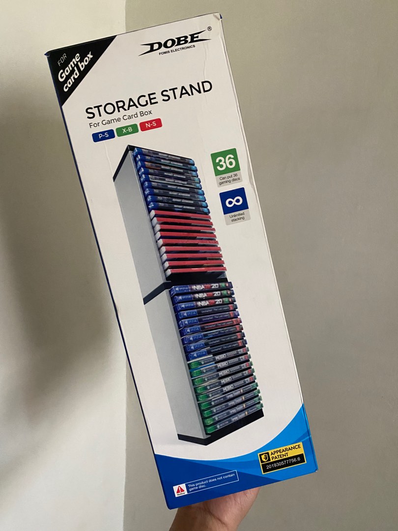 DOBE 36 Slot Gaming Disc Storage, Video Gaming, Gaming Accessories ...