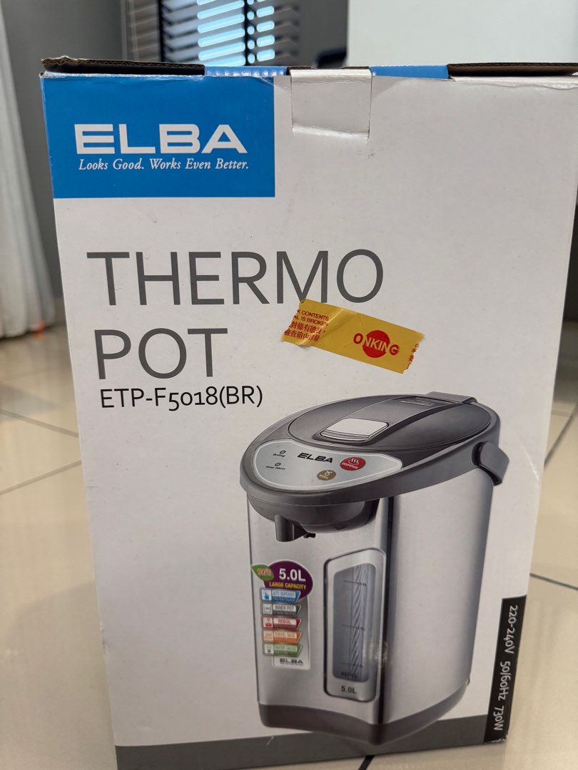 Elba Thermal Pot, TV & Home Appliances, Kitchen Appliances, Kettles ...